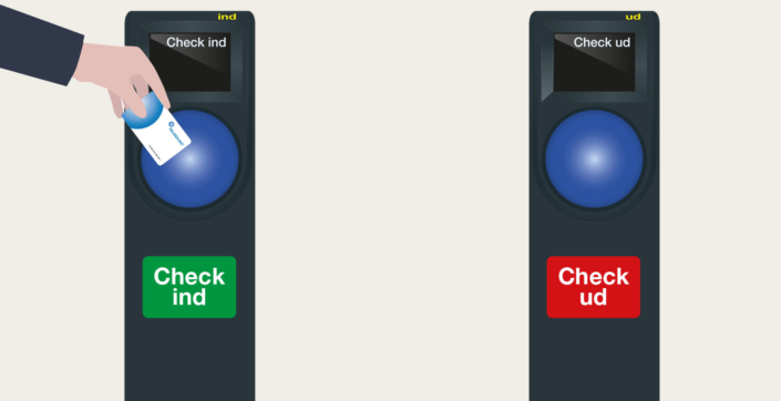 Tjek ind, tjek ud – UD & SE